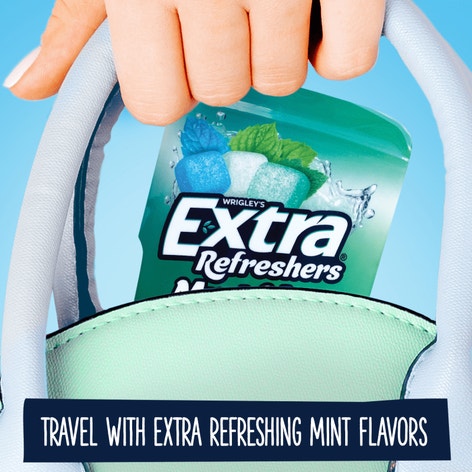 EXTRA Refreshers Mint Mix Sugarfree Chewing Gum, 40-Piece Bottle | EXTRA®