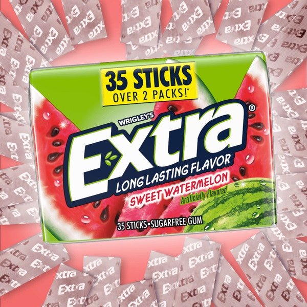 EXTRA Watermelon Sugarfree Chewing Gum, 35-Stick Mega Pack | EXTRA