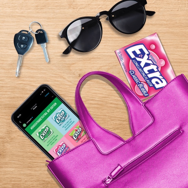 EXTRA Classic Bubble Sugarfree Chewing Gum, Multipack (3 Packs) | EXTRA