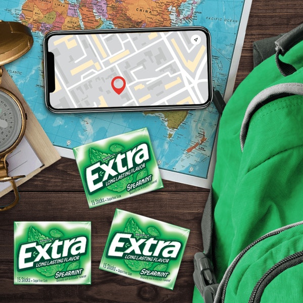 EXTRA Spearmint Sugarfree Chewing Gum, Multipack (3 Packs) | EXTRA