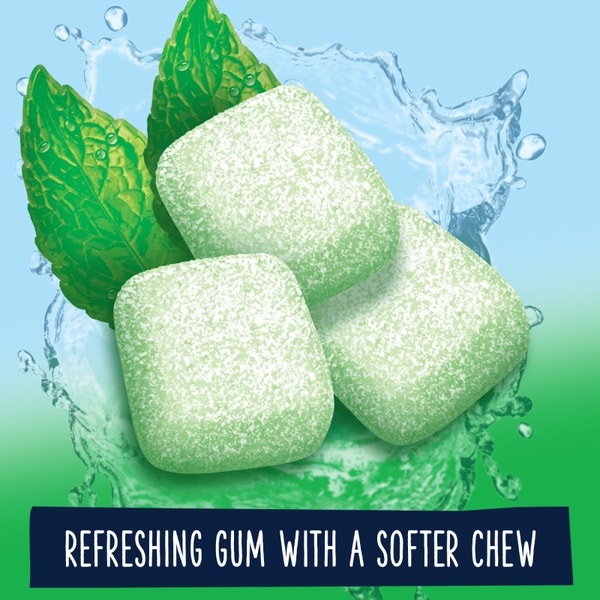 EXTRA Refreshers Spearmint Sugarfree Chewing Gum, 40-Piece Bottle | EXTRA