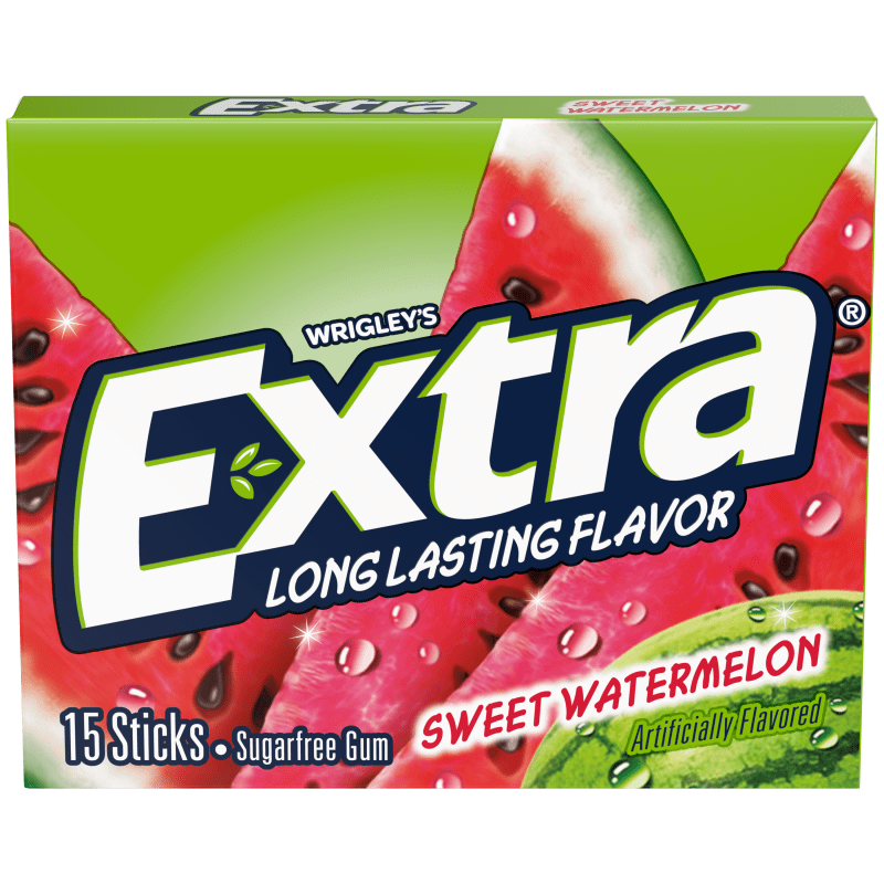 Extra Pink Lemonade Sugar Free Chewing Gum, 15 Stick Single Pack | EXTRA
