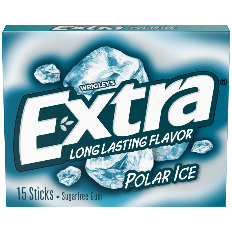 EXTRA Polar Ice Sugarfree Chewing Gum, 15-Stick Single Pack | EXTRA®